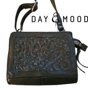 Day & Mood | Bags | Day Mood Woven Mini Leather Crossbody Bag | Poshmark